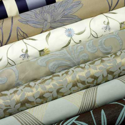 Blue Curtain Fabric By The Metre | Curtains and Blinds 4 Homes