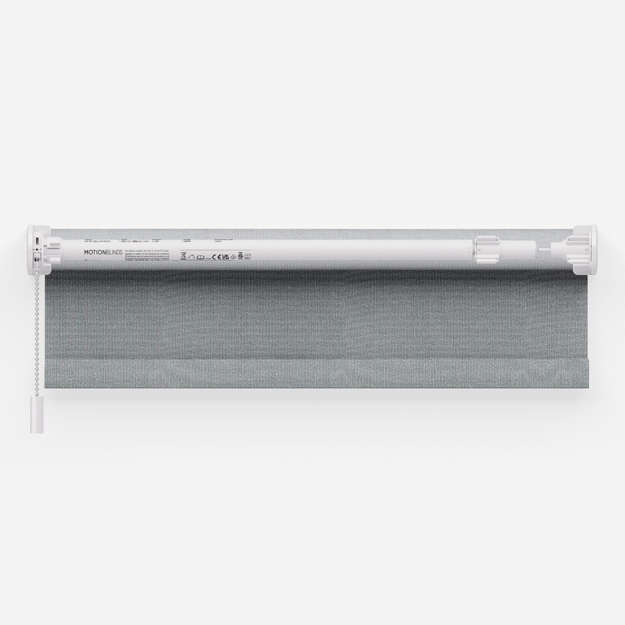 Small Retrofit Electric Roller Blind MotionBlinds Kit Made To Measure ...